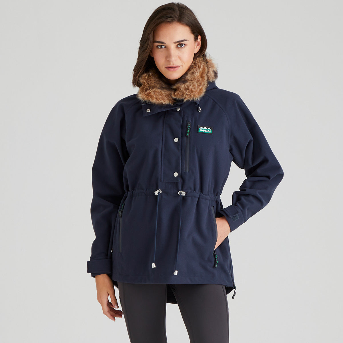 Women's Monsoon Nordic Smock Navy | Waterproof, Windproof