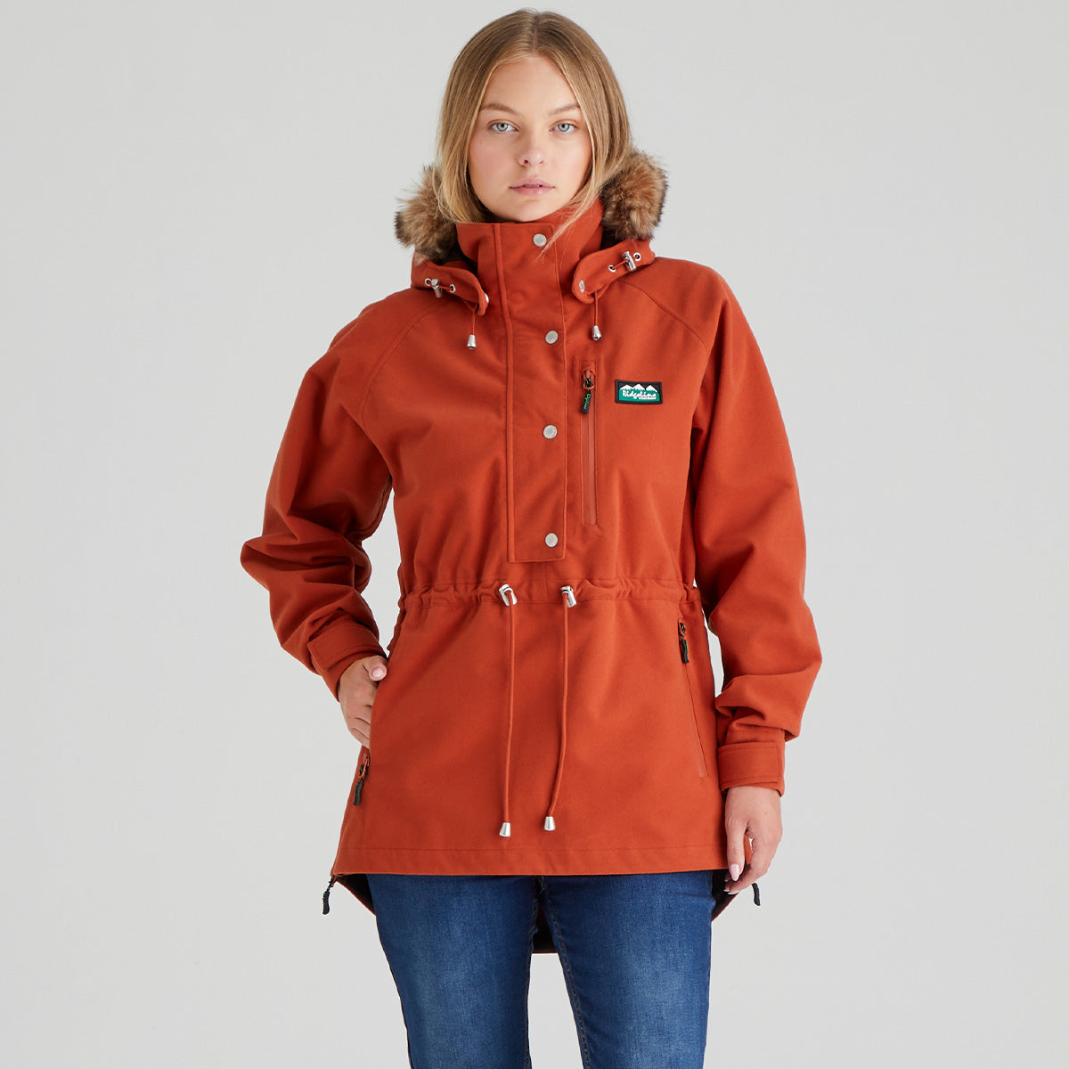 Women's Monsoon Nordic Smock Orange | Waterproof, windproof